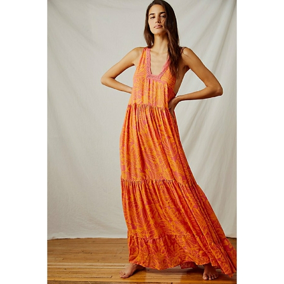 Free People | Dresses | Nwot Intimately Free People Tiers For You Maxi ...